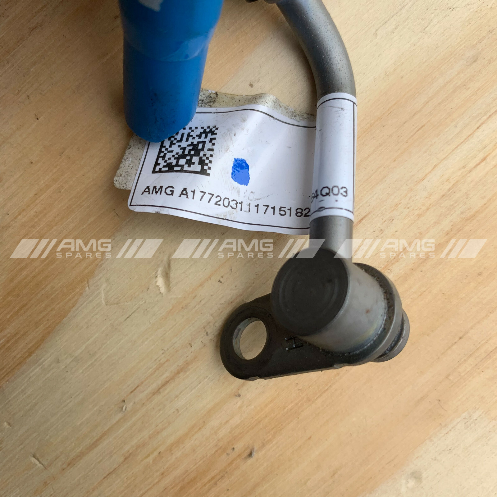 Genuine Mercedes OEM AMG M177 C63s turbo charger vent line hose pipe ...