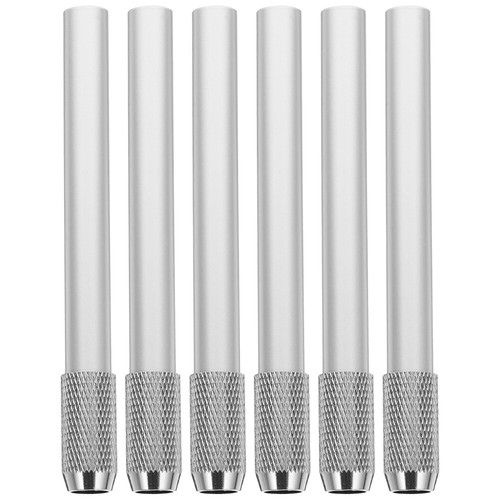6 Pcs Pencil Extender Office Metal Lengthen Tool Holder Extenders ...