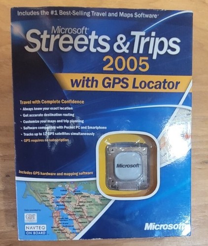 Microsoft Streets & Trips 2005 with GPS Locator for Laptop Computer | eBay