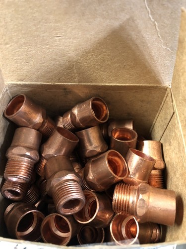 Mueller Industries W01132... 1/2C X 3/8M Adapter... 5/8OD X 3/8M ...