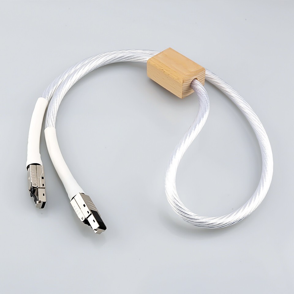 Audiophile HiFi Cat8 Ethernet Cable | Universal | Round Cable | Cat 8 ...