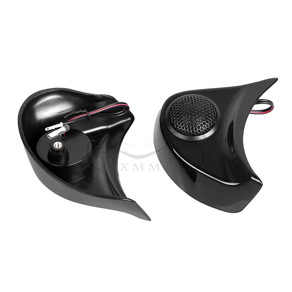 Gloss Black Pods W/ Tweeter For Harley Street Glide FLHX Special FLHXS ...