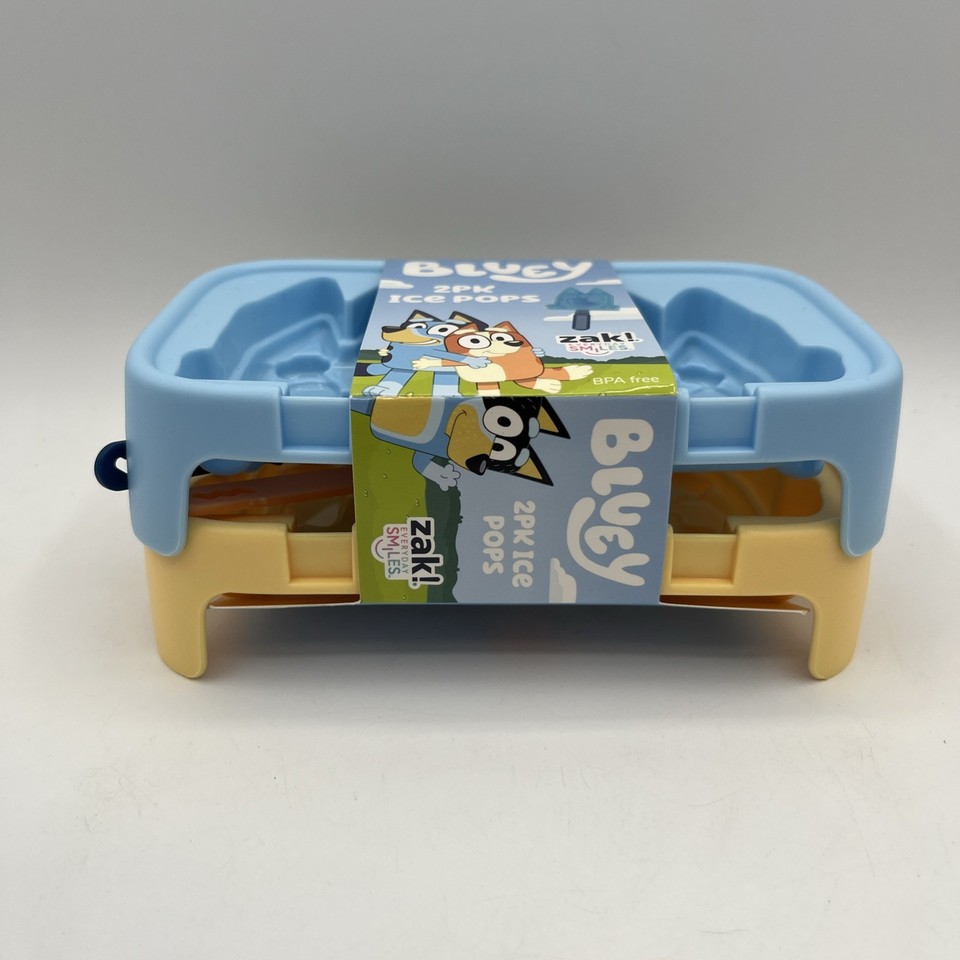 Zak Designs 4 Ice Pop Bluey 1 Pack Stackable Ice Pop Trays D0816354 | eBay