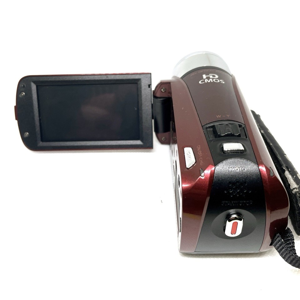 【MINT】 Canon iVIS HF R21 HD Video Camera Camcorder Red w/ Box tested ...