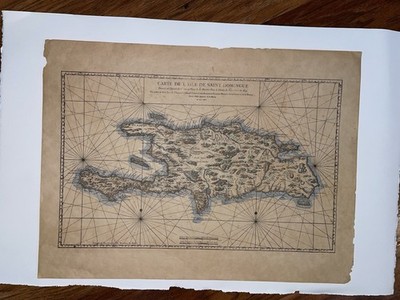 Old Maps And Charts Of The Caribbean W. Indies/ Sea Chart Hispaniola | eBay