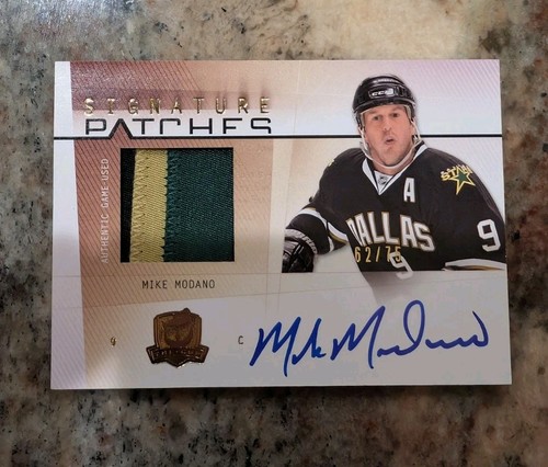 2009-10 The Cup Mike Modano Signature Patches Auto On Card /75 | eBay