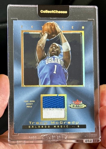 2003-04 Mystique Skyview Tracy McGrady 17/25 3 Color Game Patch #sv-tm ...