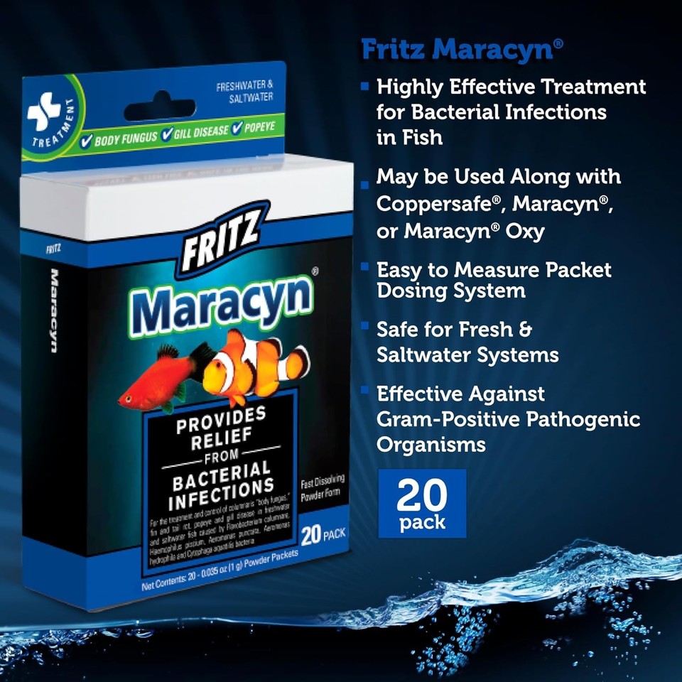 Fritz Maracyn Saltwater & Freshwater gram-Positive Relief from ...