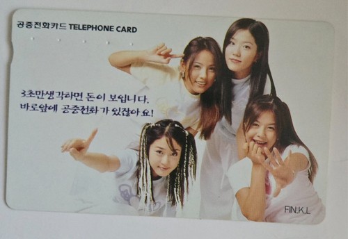 fin.k.l korea kpop used phonecard | eBay