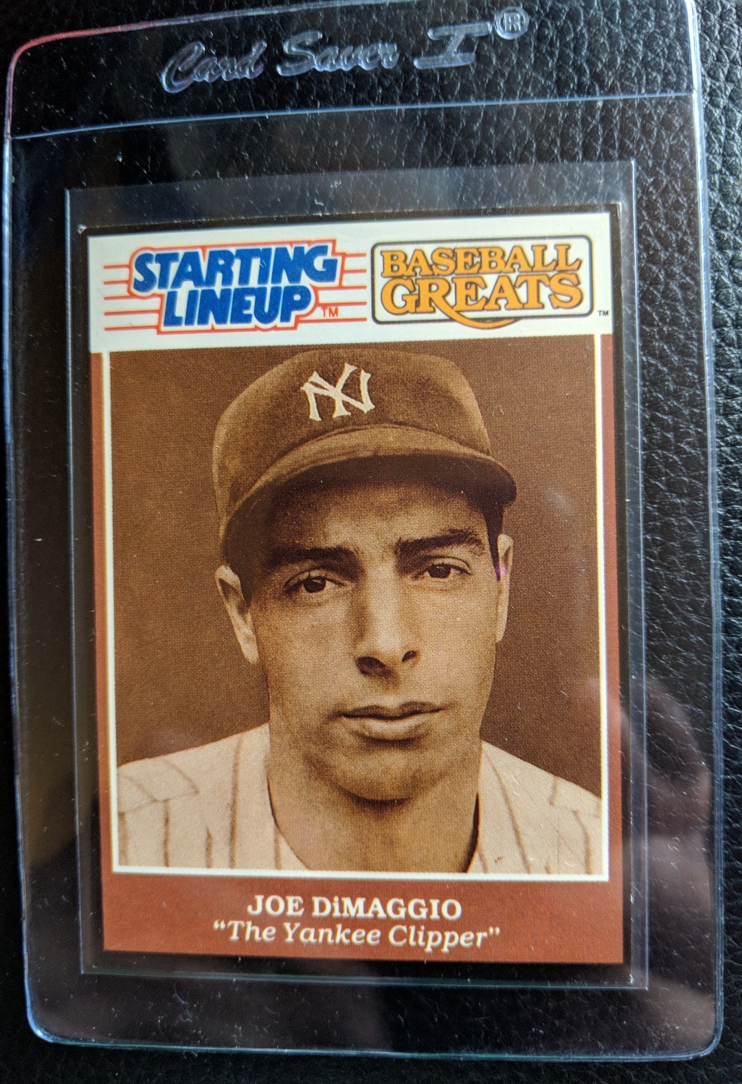 1989 KENNER STARTING LINEUP CARD JOE DIMAGGIO NEW YORK YANKEES HOF EX 1989-kenner-starting-lineup-card-joe-dimaggio-new-york-yankees-hof-ex