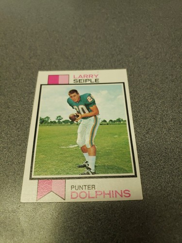 Larry Seiple Miami Dolphins 1973 Topps #491 | eBay