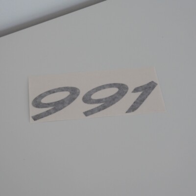 991/997/996 Rear Bumper Badge/Decal | Porsche 911 | eBay