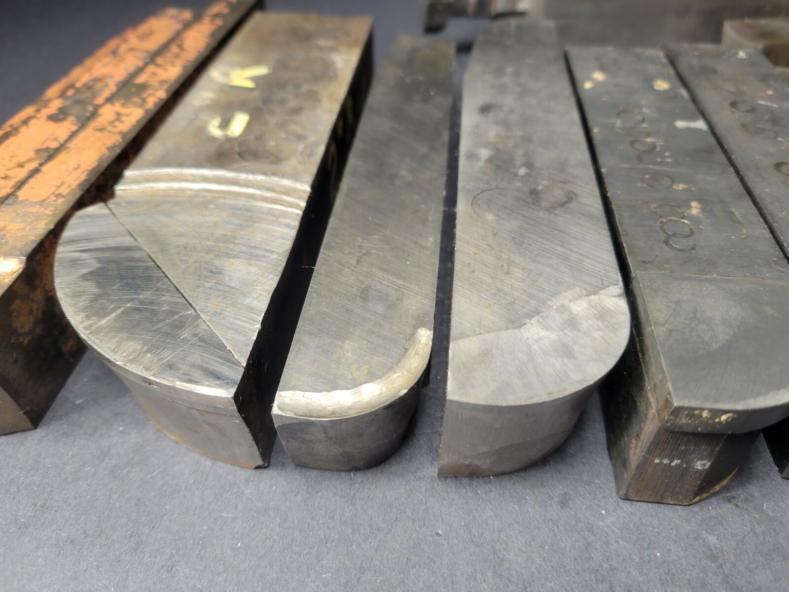 15pc USA 1" & 1¼" Cleveland MoMax Cobalt Latrobe HSS Carbide Tool Bits ...