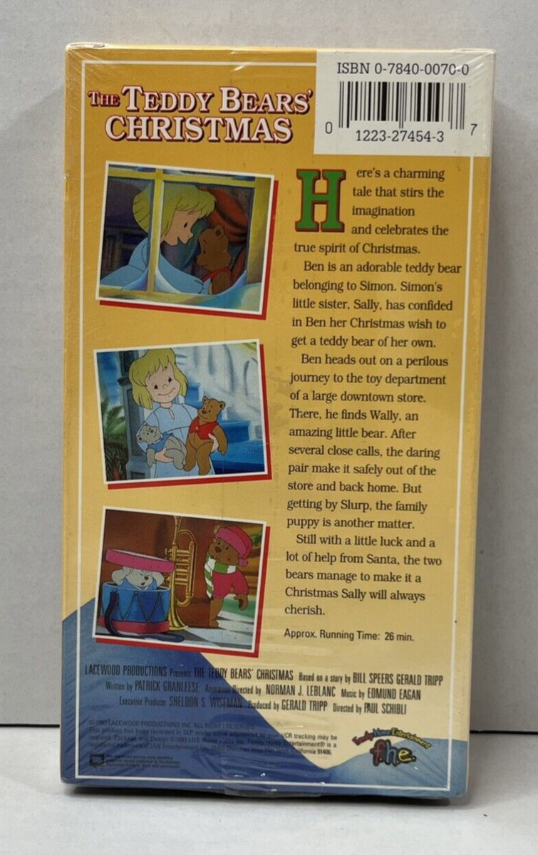 The Teddy Bears Christmas Vhs