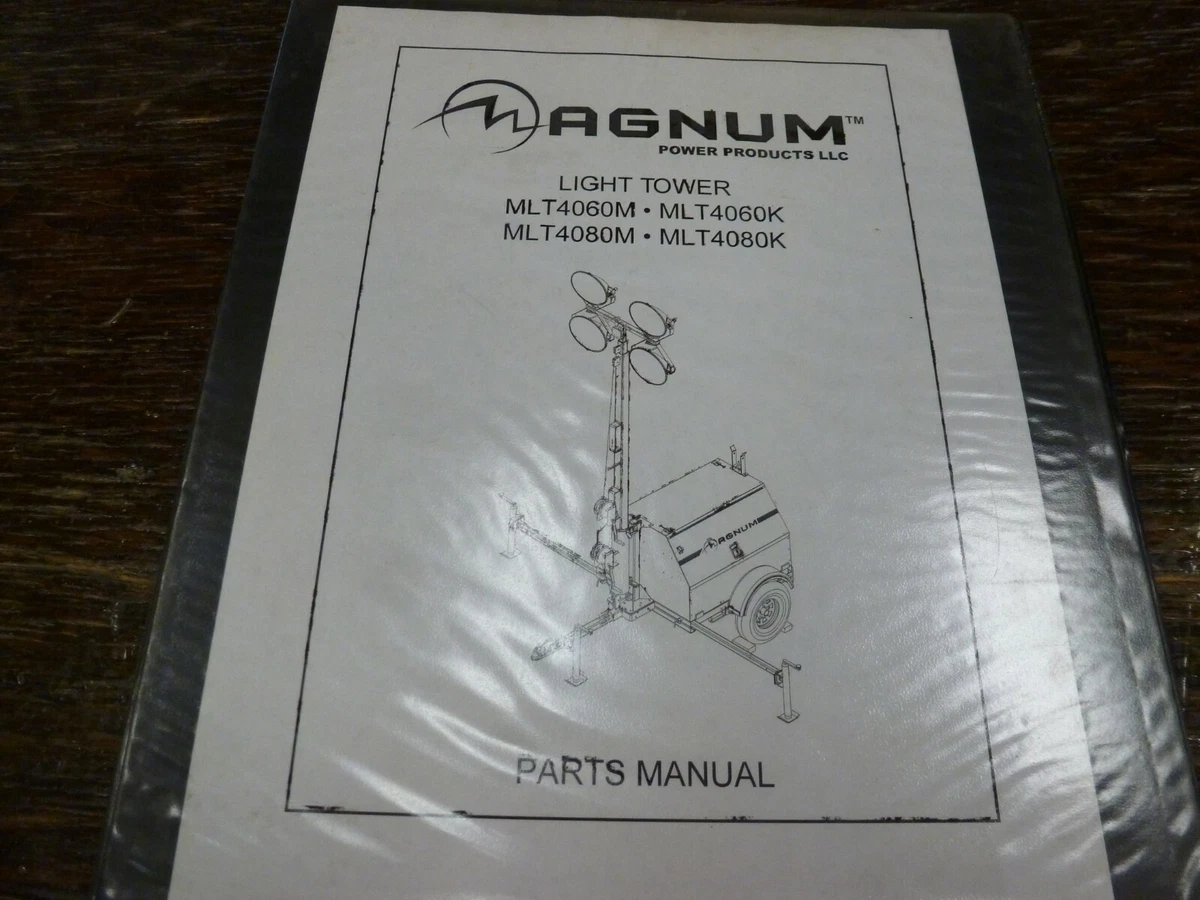 Magnum Light Tower Parts Manual | Shelly Lighting