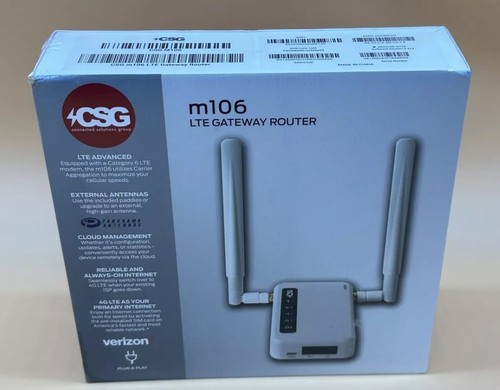 Verizon Plug & Play m106 LTE CSG Portable Wireless Gateway Router | eBay