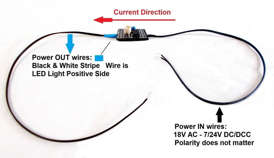 LED PC BOARD WITH RECTIFIER RESISTOR AND 27200uF CAPACITOR LGB G 0/27 ...