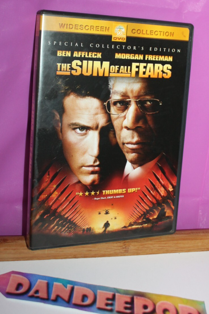 The Sum Of All Fears Special Collector's Ed DVD Movie Morgan Freeman ...