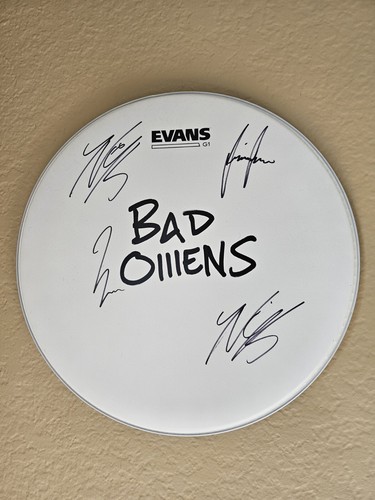 Bad Omens Autographed 14" Drum Head | eBay