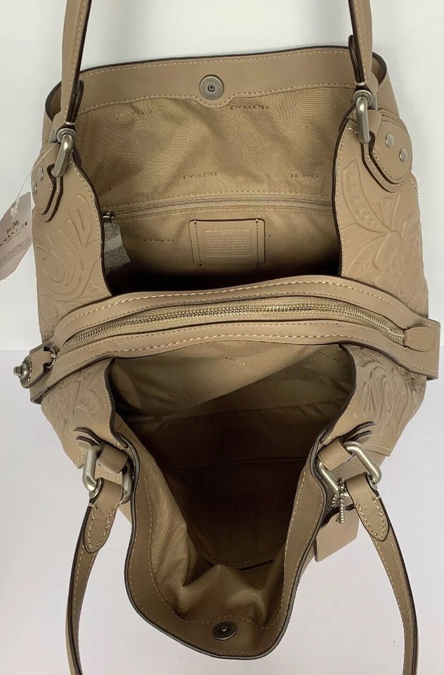 Coach 12034 Edie Shoulder Bag 31 In Glove-tanned Leather-Tea Rose ...