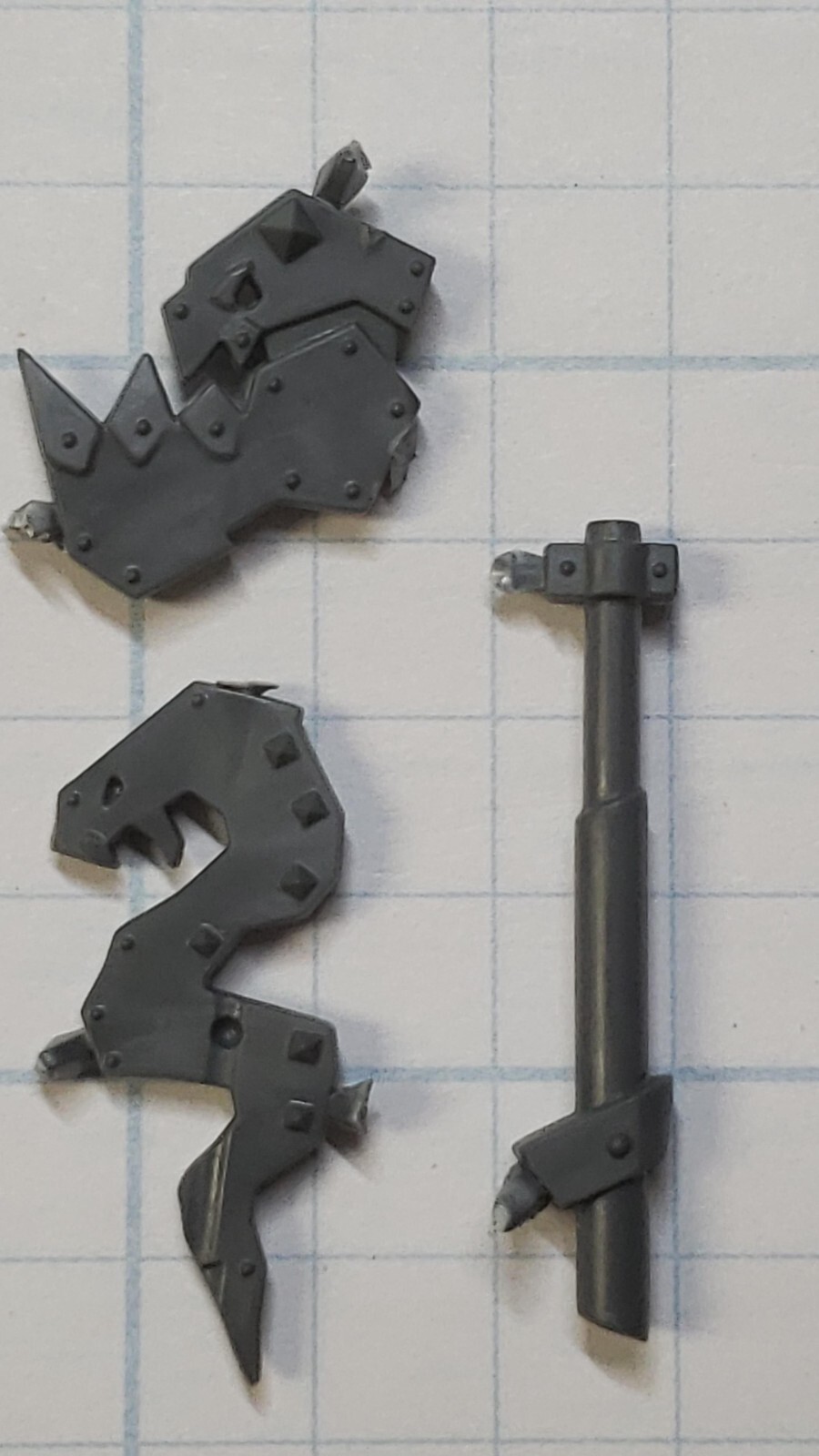 Warhammer 40k Ork Bits Beast Snagga Squighog Boyz NOB Boss Pole w Icons ...