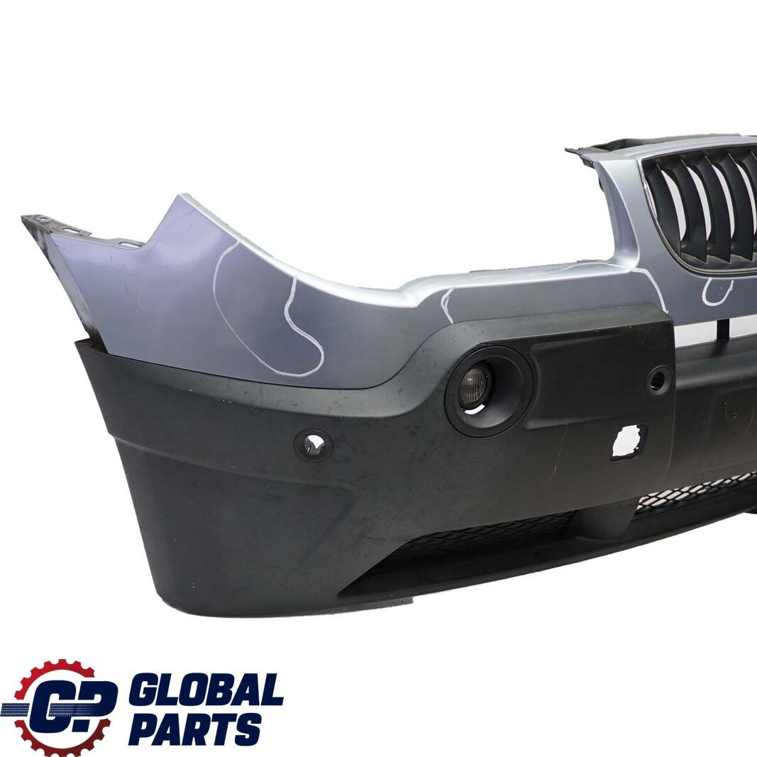 BMW X3 Series E83 1 Complete Front Bumper PDC Bluewater Blue Water ...