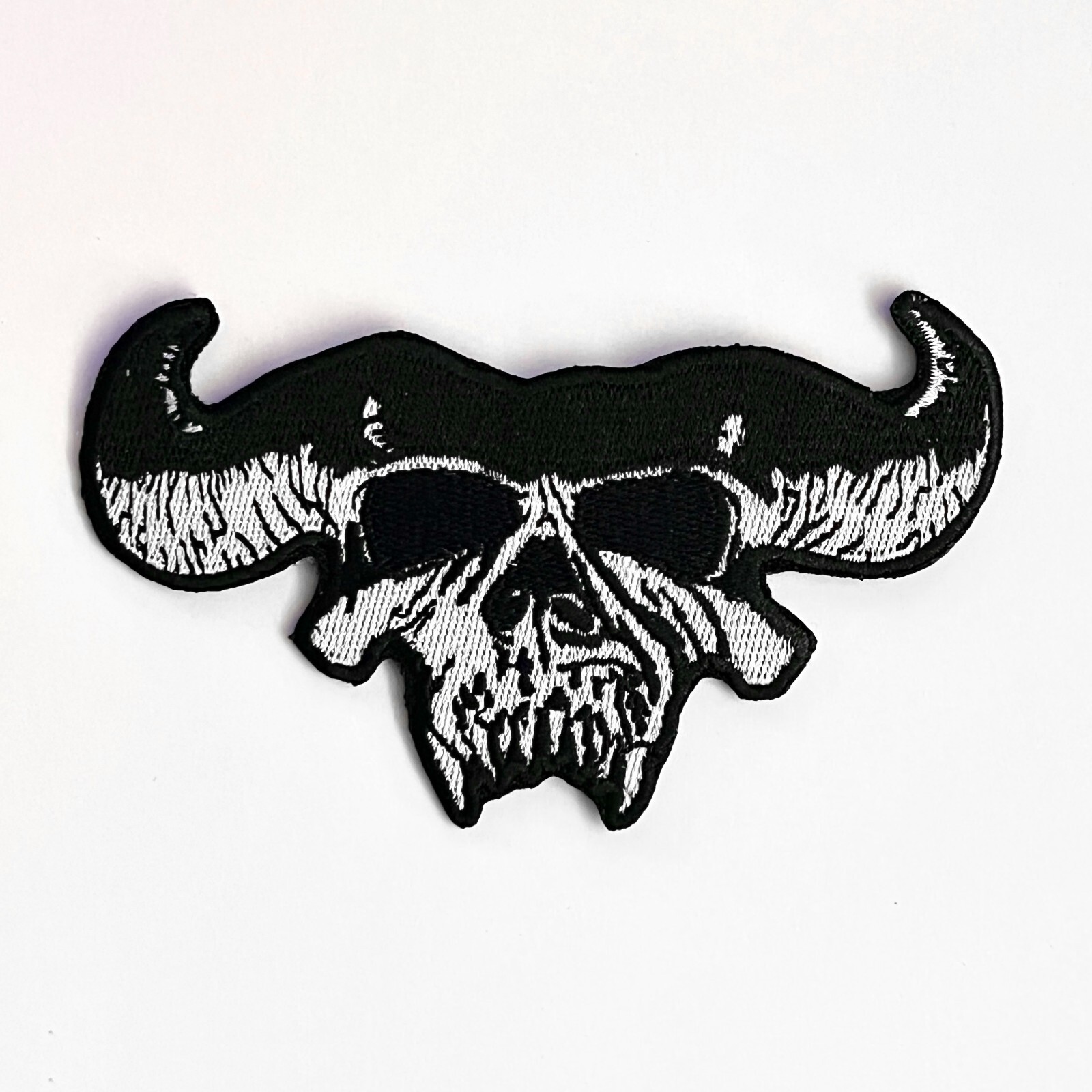 DANZIG SKULL 4" Embroidered Iron On Patch punk misfits samhain metal ...
