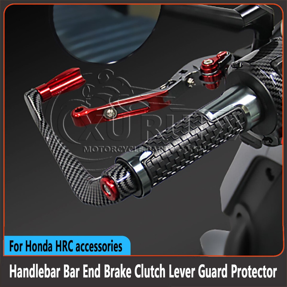 Green - For Honda HRC CNC Handlebar Bar End Brake Clutch Lever Guard ...