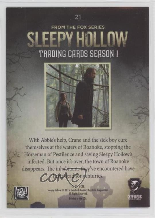 2015 Cryptozoic Sleepy Hollow Season 1 Abbie Mills Cured #21 g7i | eBay