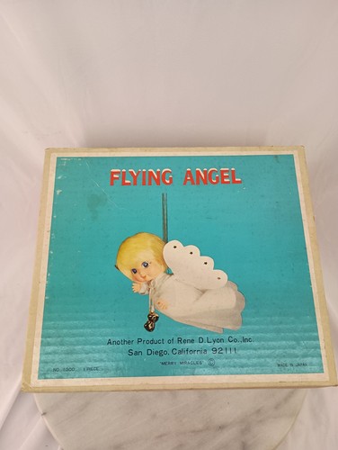 Vintage Christmas Flying Angel Rene Lyon Co Merry Miracles Japan W ...