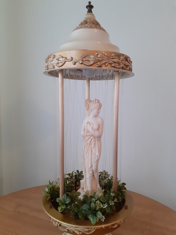 Vintage Lady in the Rain - Oil Lamps | eBay UK