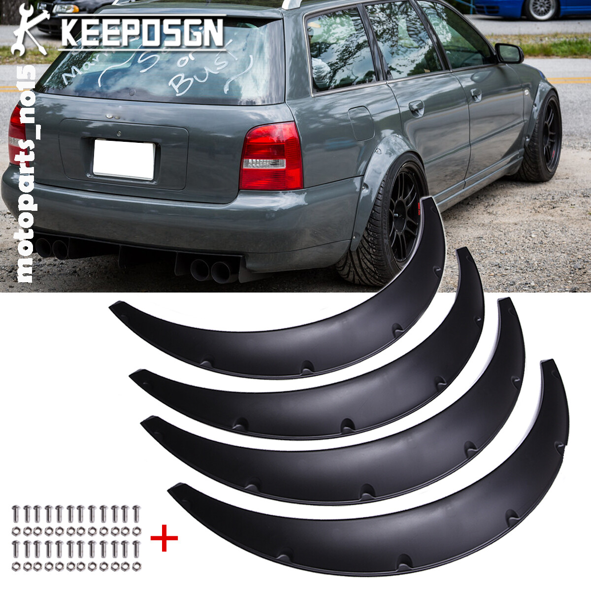 For Audi A4 B4 S4 A5 A6 S6 Fender Flares | Grelly USA