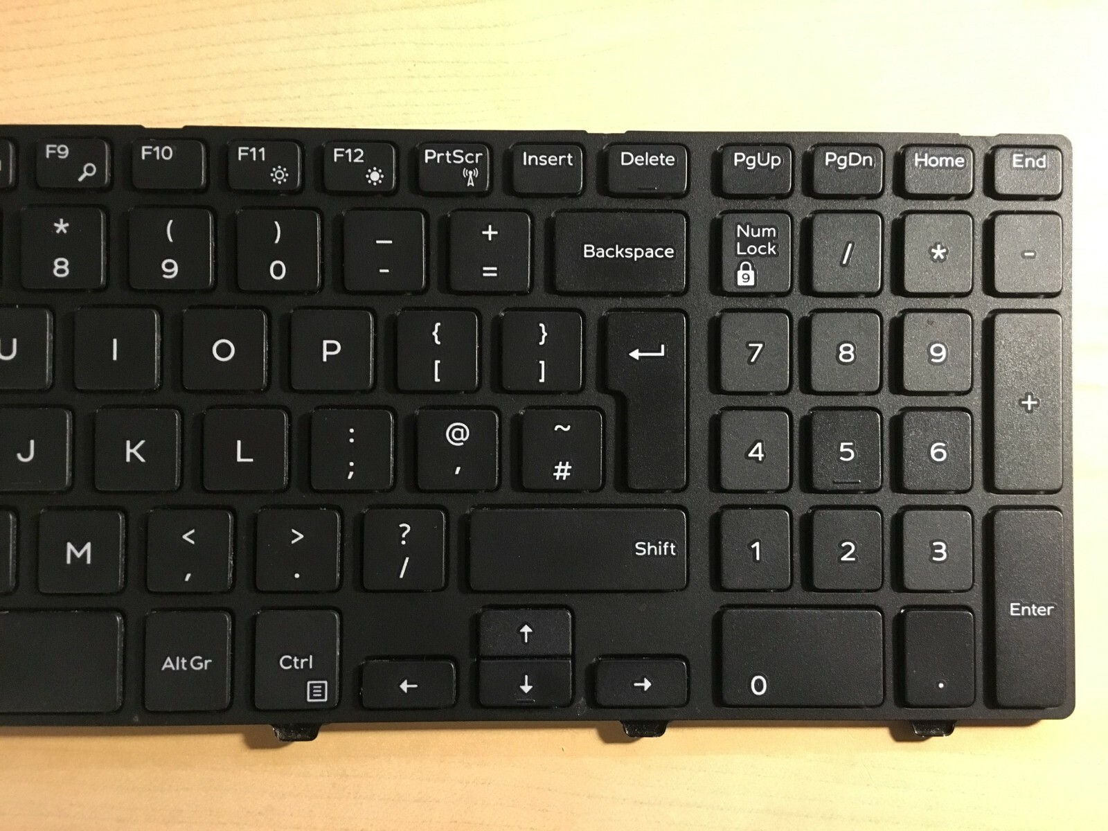 Keyboard Replacement Keys for Dell Inspiron 15 Laptops UK Layout NOT ...