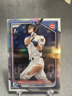 2024 Bowman Draft Chrome COLE MATHIS 1st Prospect Refractor #BDC-81 (17 ...