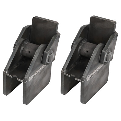 2PCS Weld On Steel Dump For Truck Trailer Hinges Work On Any 2 ...