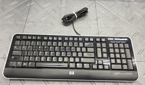 HP USB Wired Keyboard Plug and Play 5335U Black 505060-371 | eBay