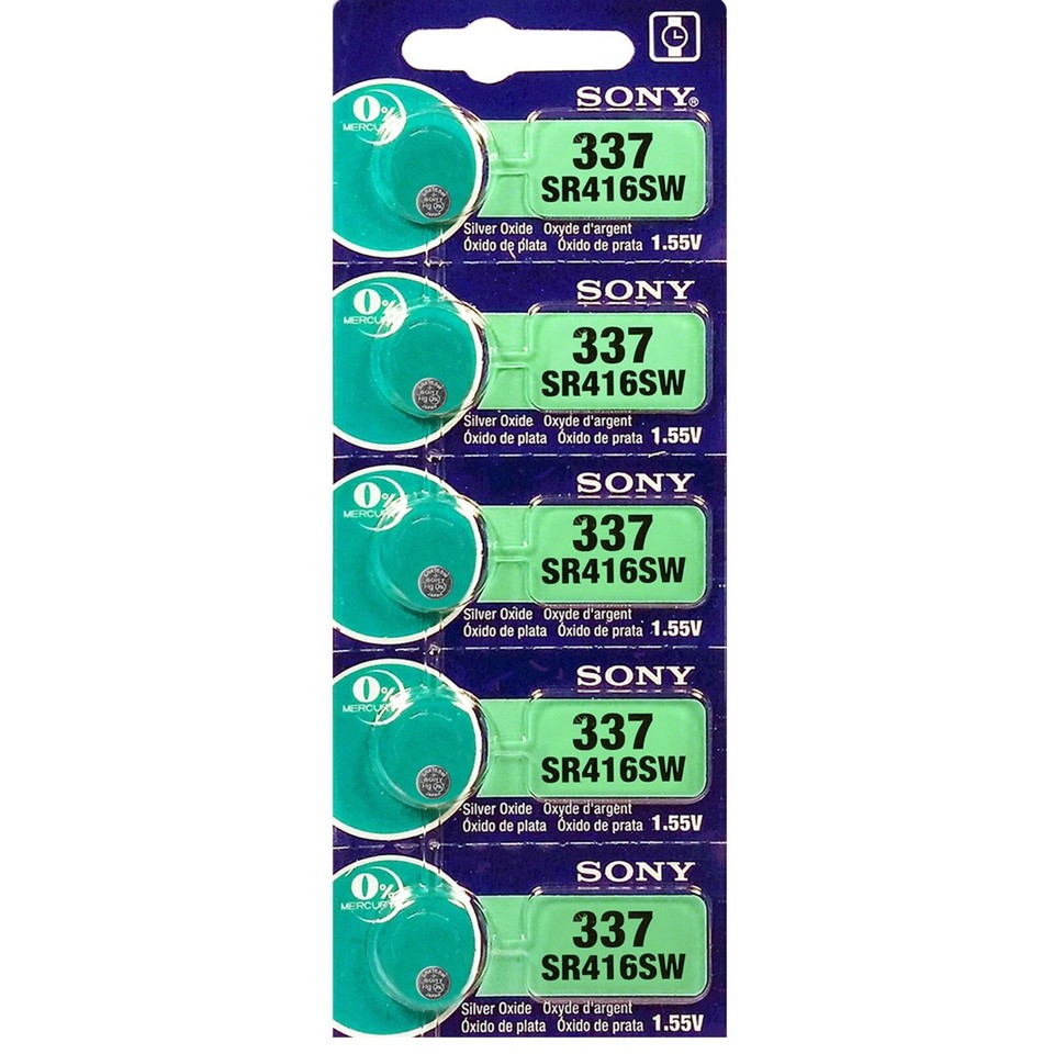 Sony SR920 AG4 364 377 379 626SW Silver Oxide Button Watch Battery 5pcs ...