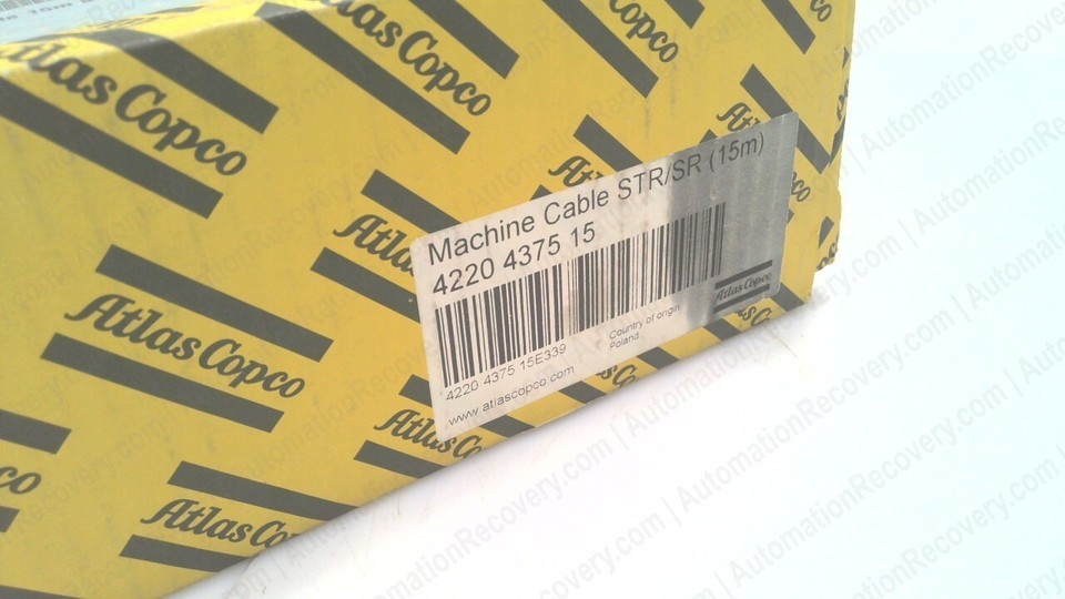 ATLAS COPCO 4220 4375 15 PF TOOL CABLE 15 METER LENGTH, NEW #336311 | eBay