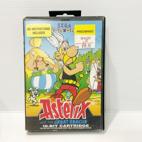 Asterix And The Great Rescue + Box - Sega Mega Drive - Tested & Working ...