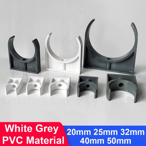 PVC Open Pipe Clips Pipe Clips Clamp Support Holder Fixed 20 25mm 32mm ...