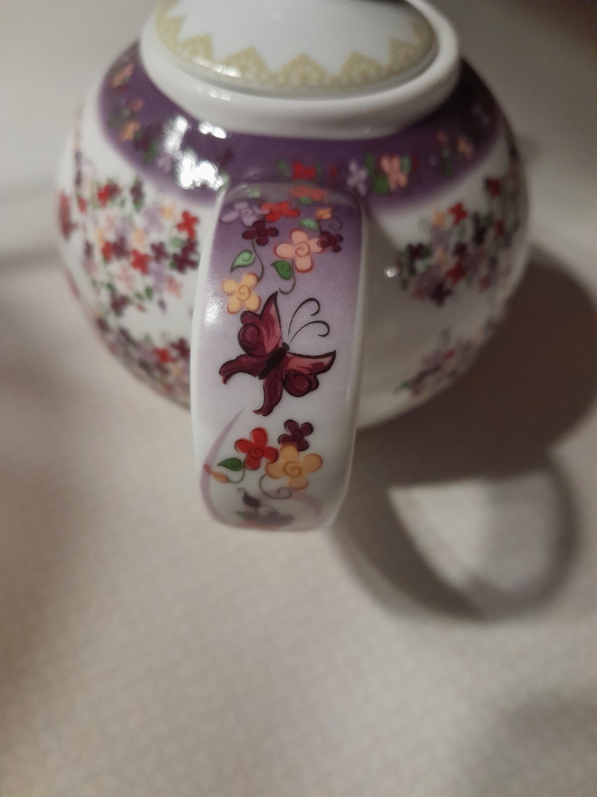 Vintage Red Hat Society Ladies Porcelain Teapot Paul Cardew | eBay