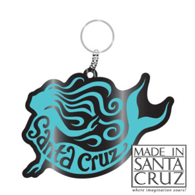 Santa Cruz Mermaid - Die-Cast Metal and Enamel Keychain by Tim Ward ...