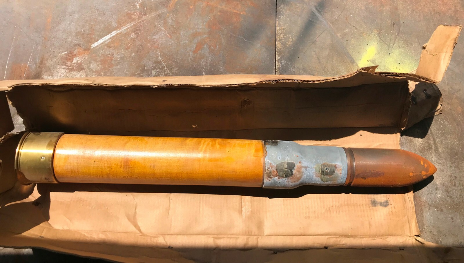 WW2 US WOOD DUMMY Navy Mk-6 Practice Dummy Cartridge 1-3'' (M) | eBay