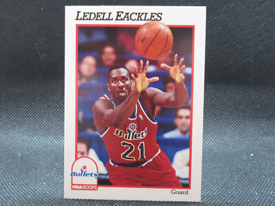 Ledell Eackles 1991-92 NBA Hoops Basketball Trading Card #213 | eBay