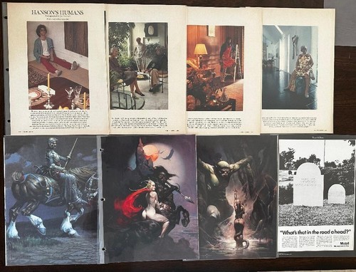 Hanson Humans, Frank Frazetta Fantasy Art Esquire, National Lampoon Ads ...