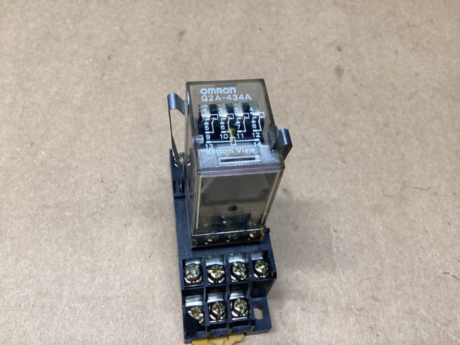 Lot of 3 OMRON G2A-434A RELAY AND BASE #116L60 | eBay