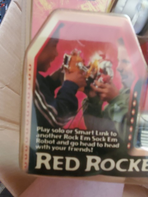 2000 Mattel Electronic Rock EM Sock EM Robots Red Rocker for sale ...
