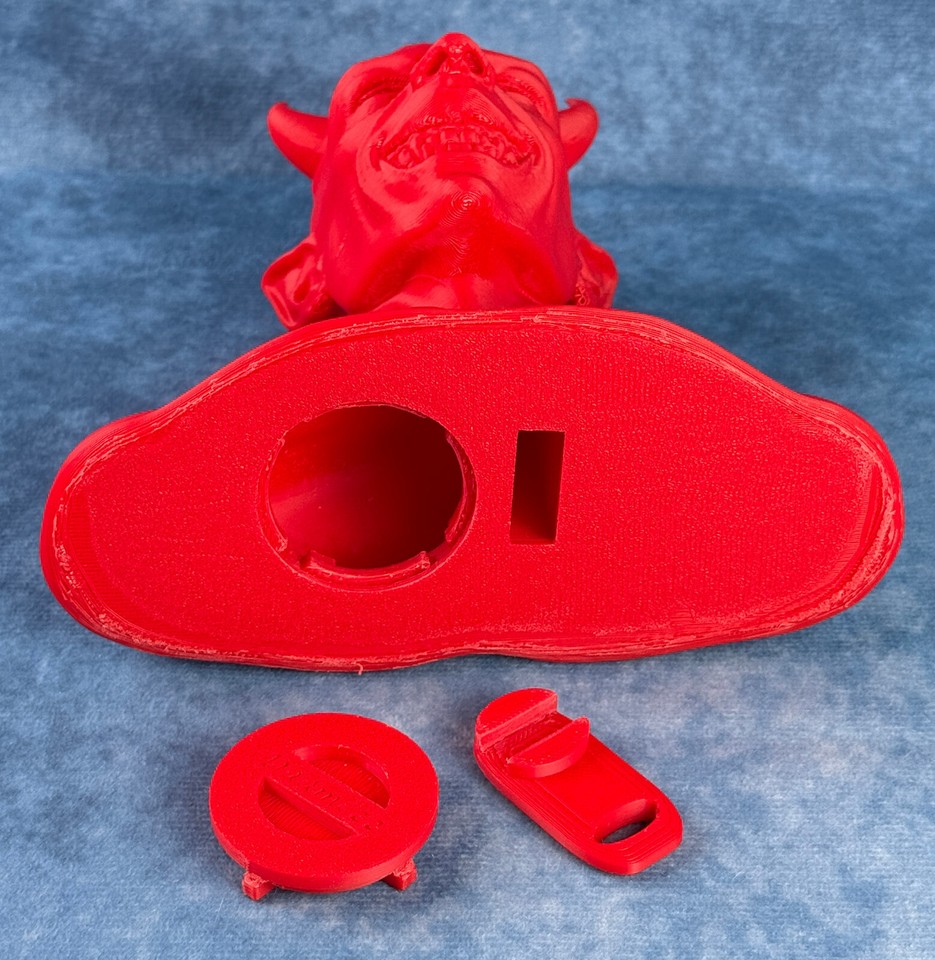 Satan Church of Satan Red Devil Bank Red Plastic Character Bank | eBay