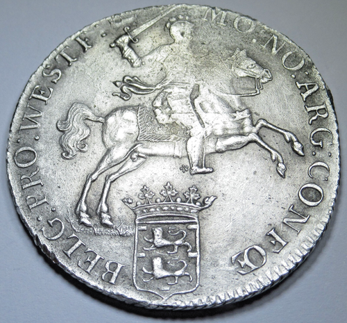 1766 Netherlands West Friesland 1/2 Ducaton Silver Rider Horse VF-XF 1700's Coin | eBay UK