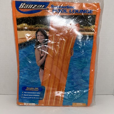 Banzai Aqua Rocker Inflatable Pool Float New Orange | eBay